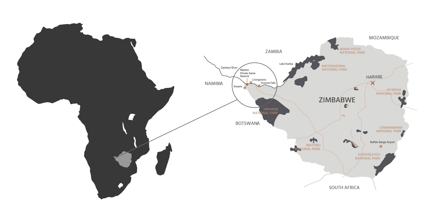 Victoria Falls Zimbabwe | Location | Matetsi Victoria Falls