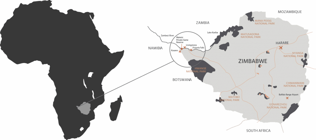 Victoria Falls Zimbabwe | Location | Matetsi Victoria Falls